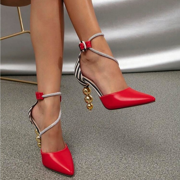 Rebellious Rose | Shoes | High Heel Single Shoes With Pointed Toe ...